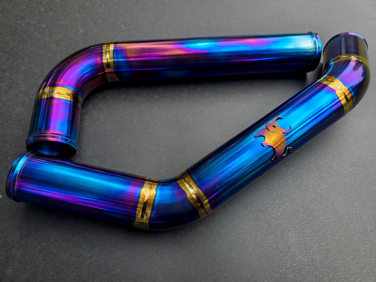 Evo X Titanium Intercooler Piping – BS Fab